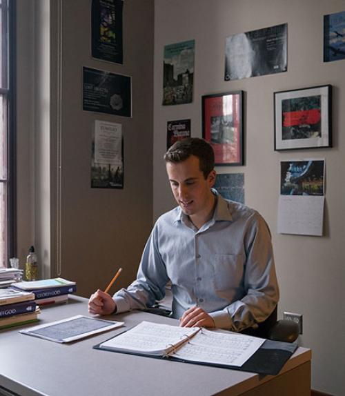 Stephen Spinelli performs on 2018 GRAMMY-winning recording